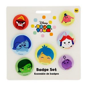 Disney Inside Out Tsum Tsum Badge Set - Disney Pins Blog