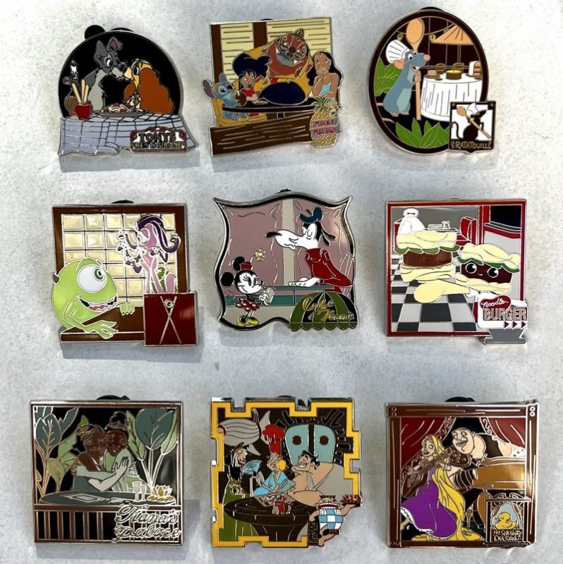 Distinctively Disney Dining Mystery Pin Set at Disney Parks - Disney ...