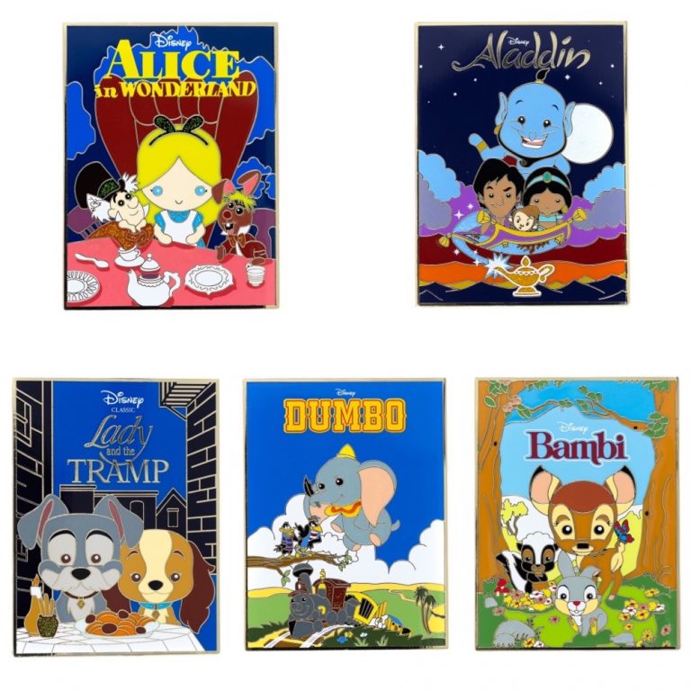 Disney Movie Poster Pin Series Wave 2 at Pink a la Mode - Disney Pins Blog