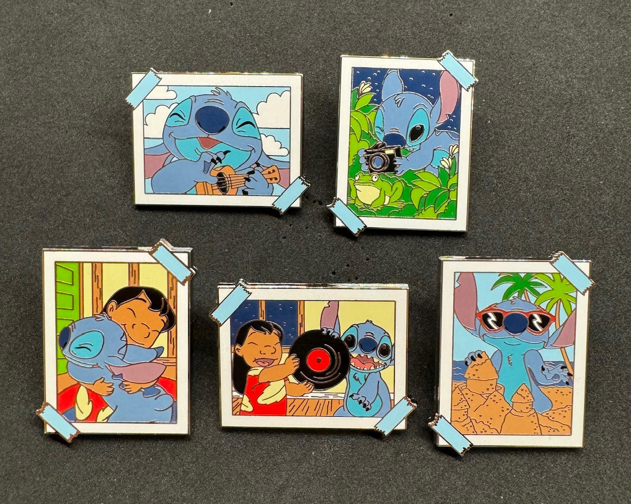 Lilo & Stitch Photos Mystery Pin Set at Disney Parks - Disney Pins Blog