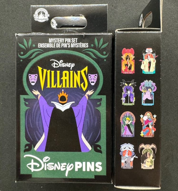New Disney Villains Mystery Pin Set at Disney Parks - Disney Pins Blog