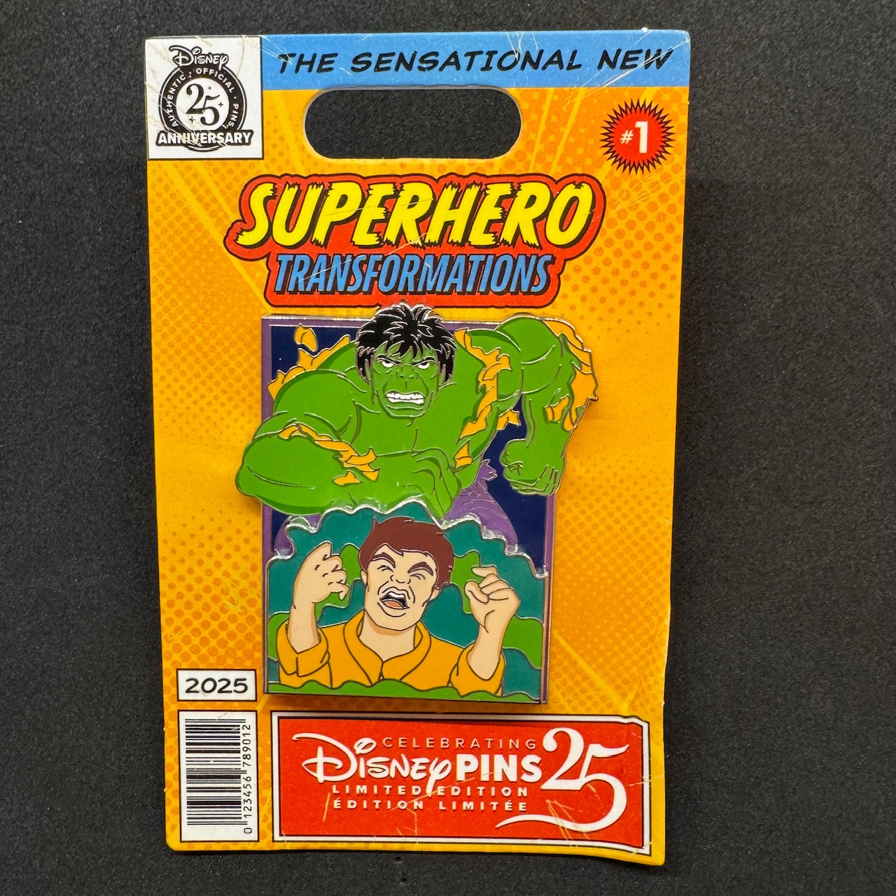 Incredible Hulk Marvel Superhero Transformations Pin - Disney Pins Blog