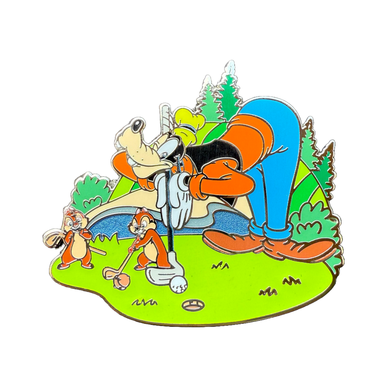 Goofy & Chip n Dale Playing Golf Disney Pin - Disney Pins Blog