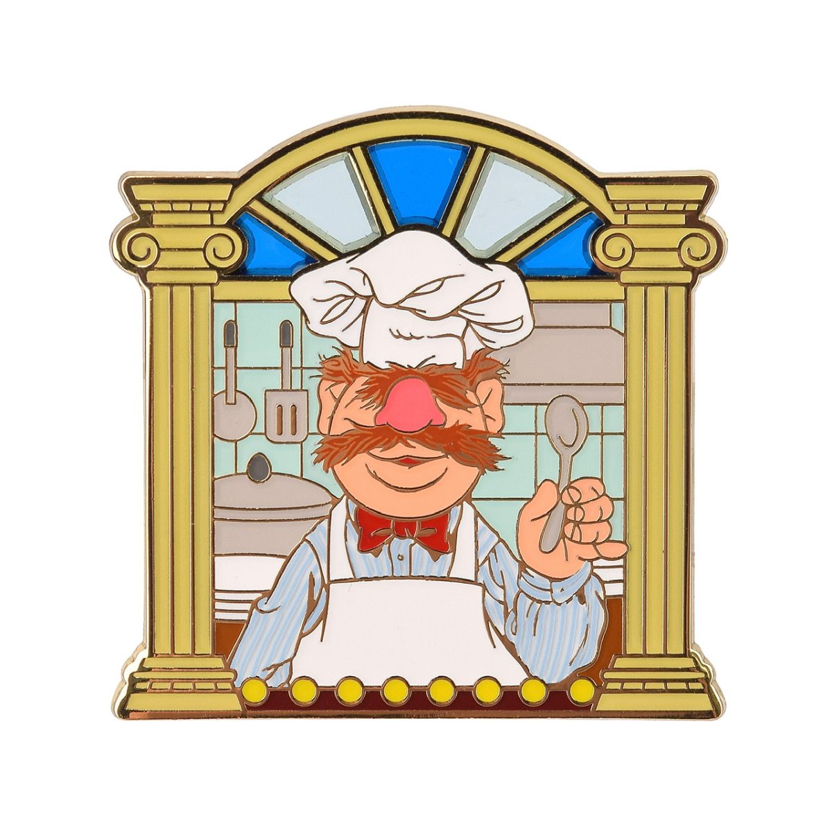 Swedish Chef The Muppets Stained Glass Pin at DPB Store - Disney Pins Blog
