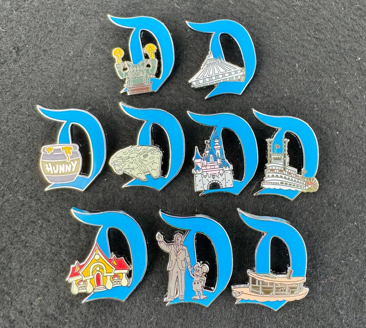 Key to Disneyland 70th Anniversary Pin Set - Disney Pins Blog
