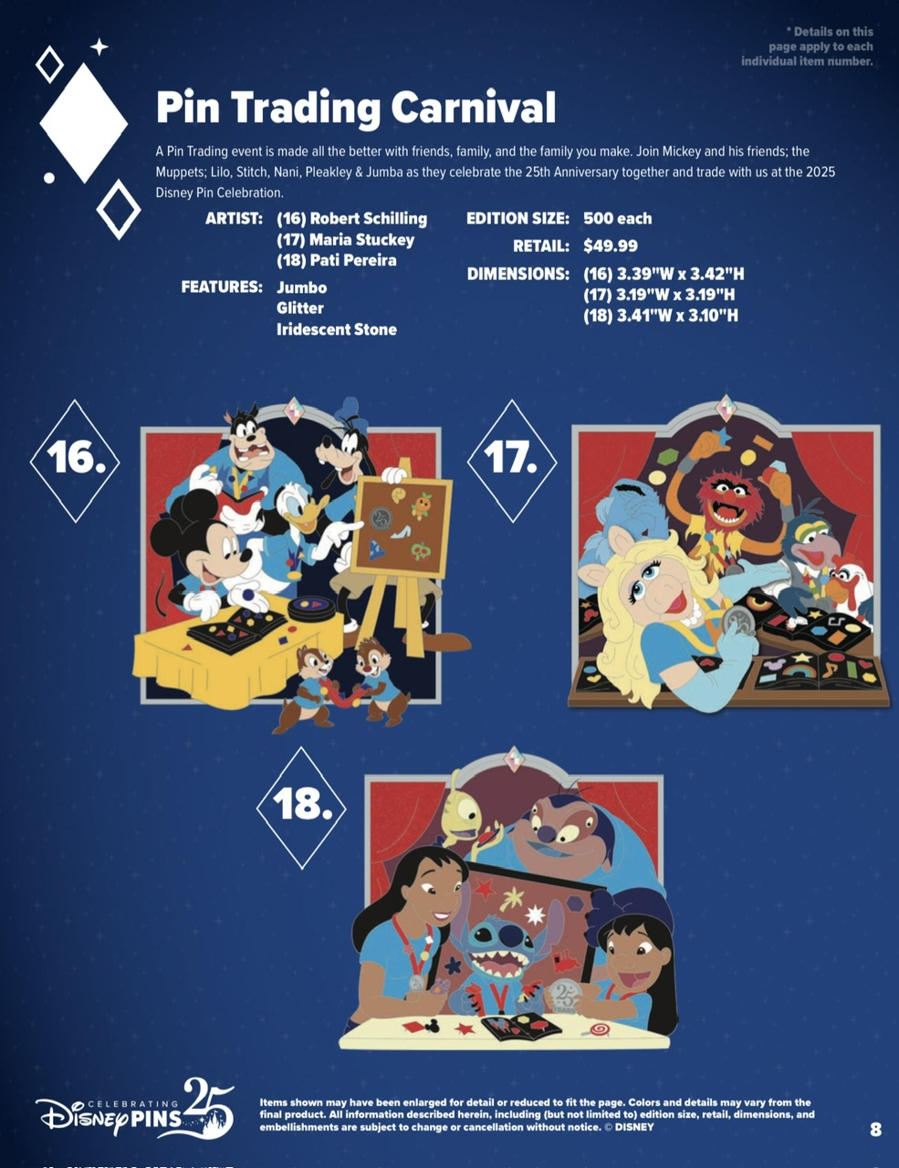 25 Years of Disney Pins 2025 Pin Event Catalog - Disney Pins Blog
