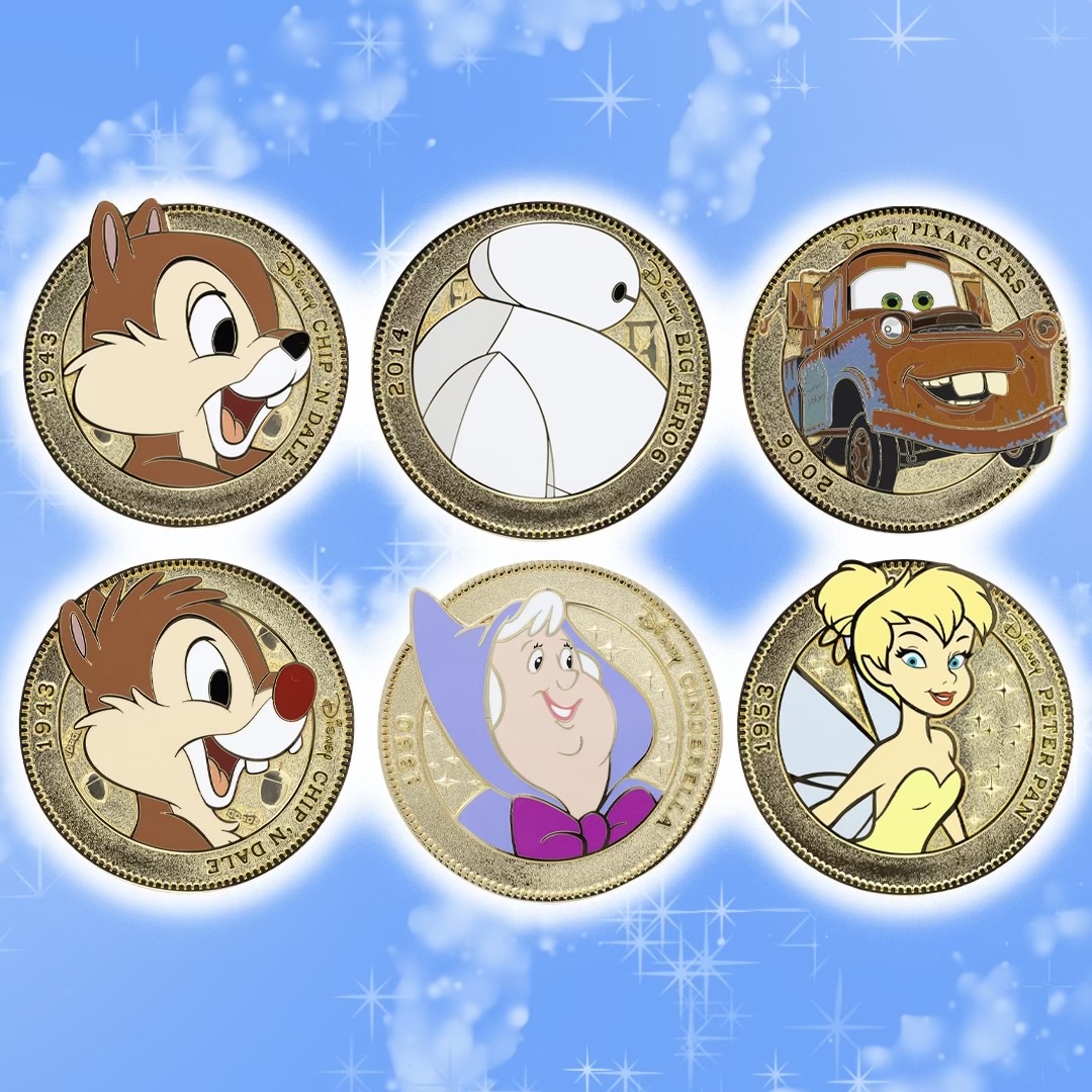 Disney Coin Series Wave 7 Pins at Pink a la Mode - Disney Pins Blog