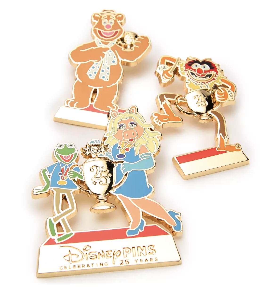 The Muppets Celebrating Disney Pins 25th Anniversary Pin Set - Disney ...