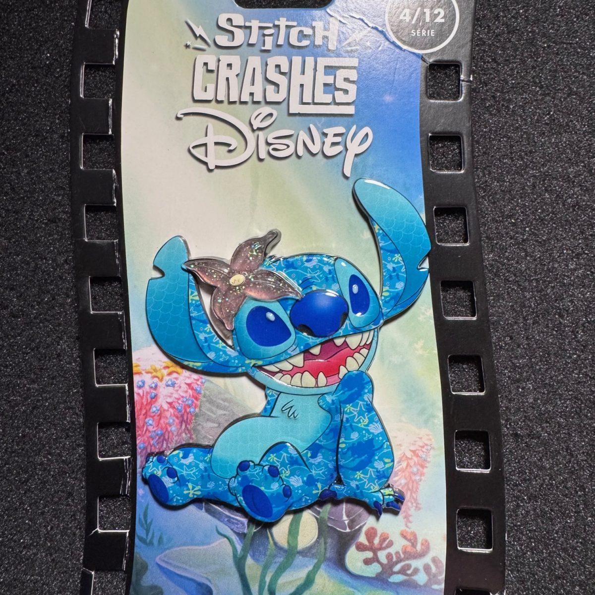 Stitch Crashes Disney The Little Mermaid 4 of 12 Jumbo Pin - Disney ...