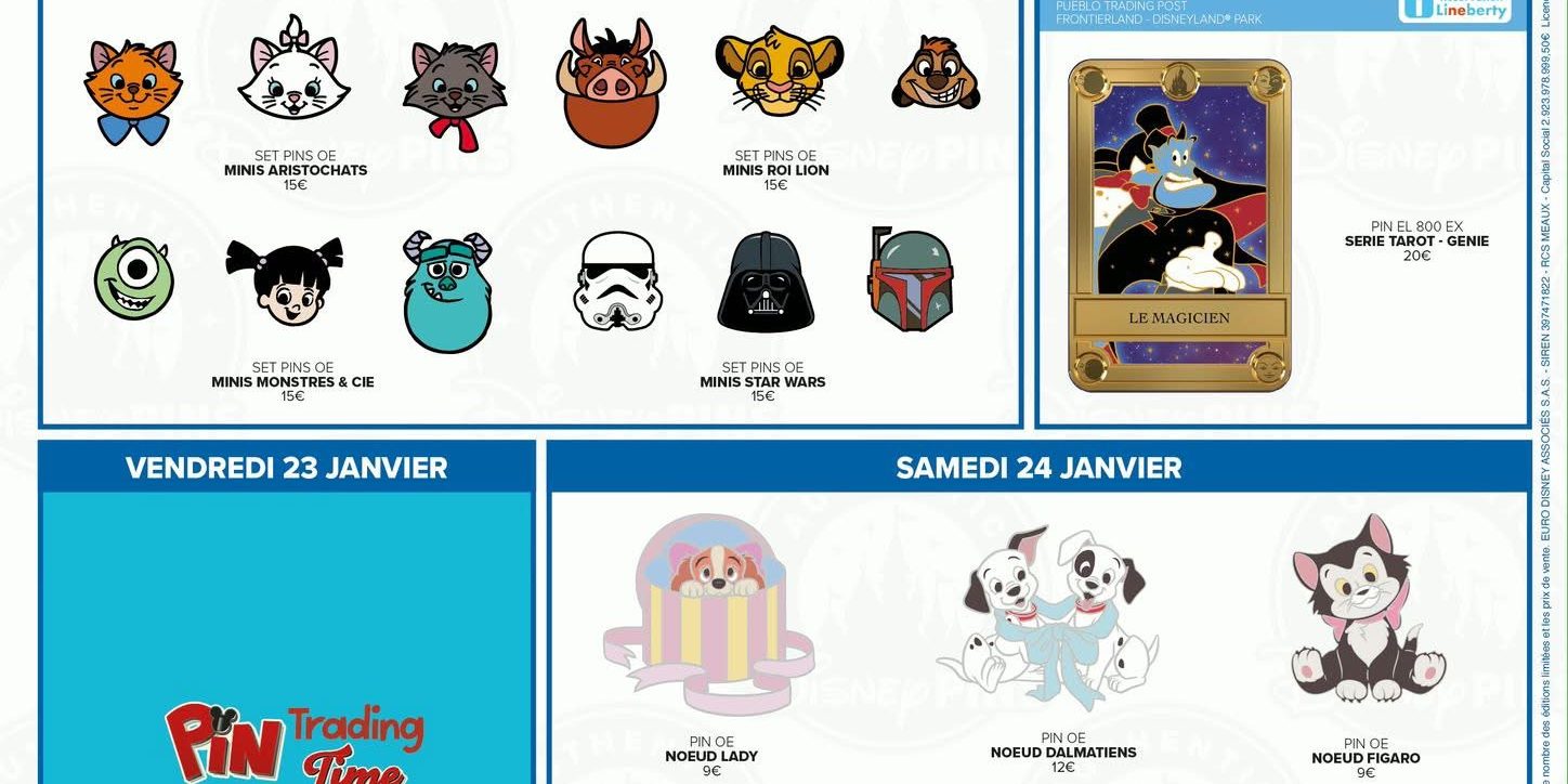 Disneyland Paris January 2026 Pin Releases - Disney Pins Blog