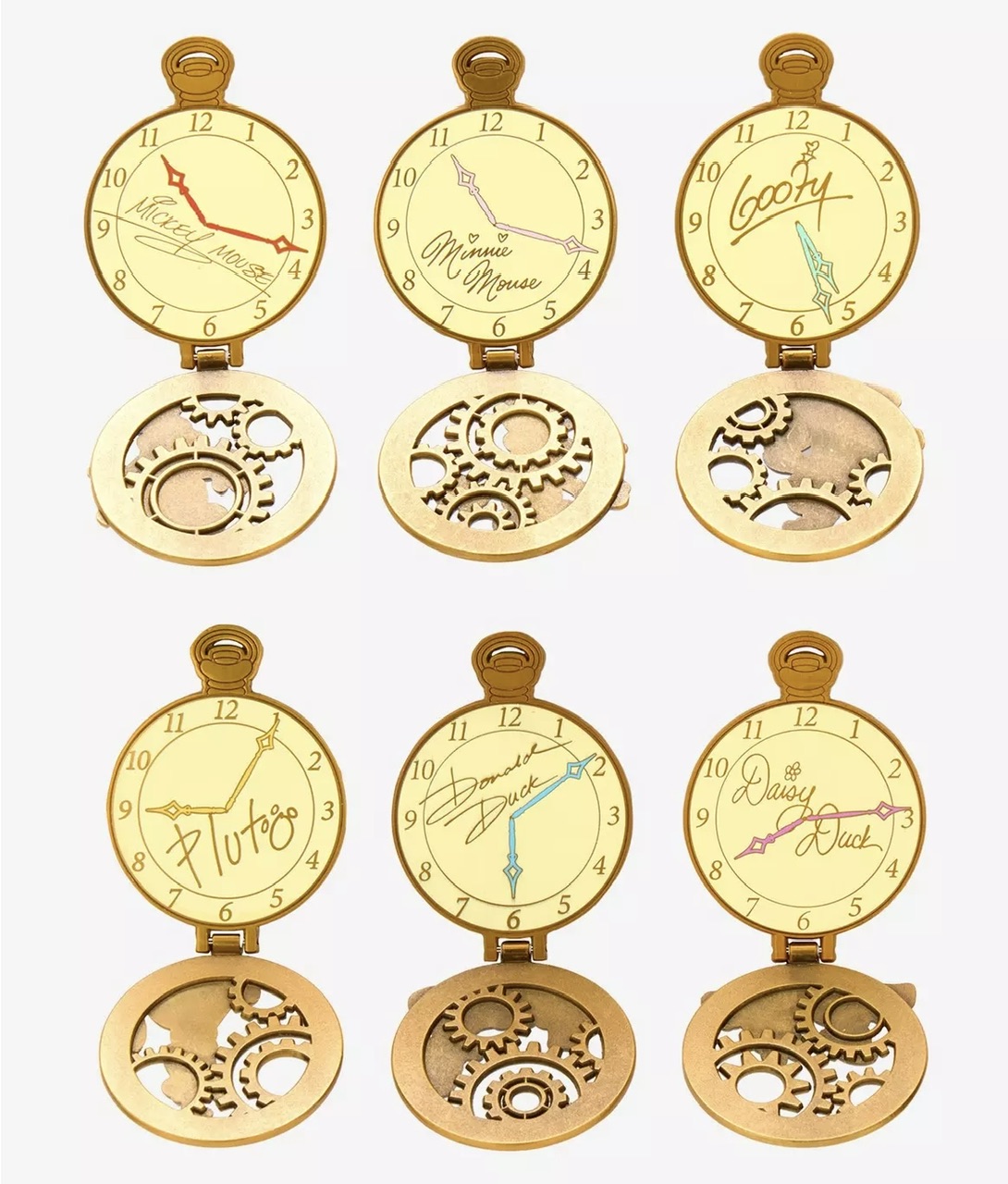 Mickey & Friends Pocket Watch Blind Box Pin Set at BoxLunch - Disney ...