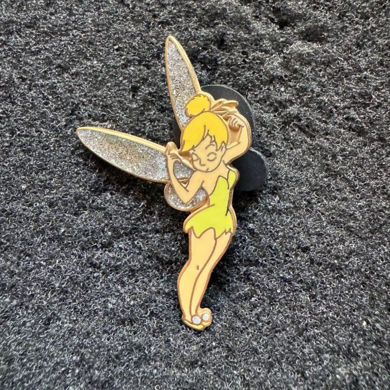 Tinker Bell Silver Glitter Wings Pin - Disney Pins Blog