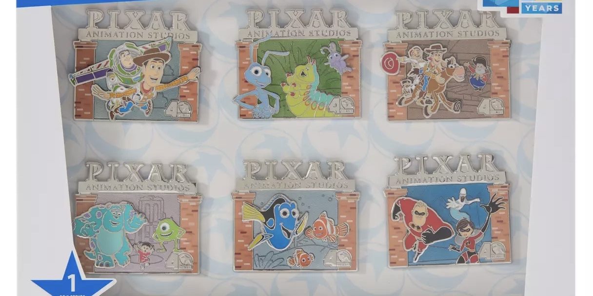 Pixar Animation Studios 40 Years Pin Set 1 at Disney Store - Disney ...